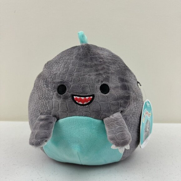 Squishmallows | Toys | Squishmallows Chuey The Dinosaur 8 Plush Textured Gray Dinosaur With Arms ...